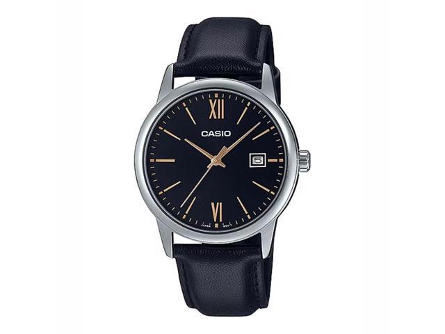 Click here for Casio Mens Black Analog Watch with Black Dial - MT... prices