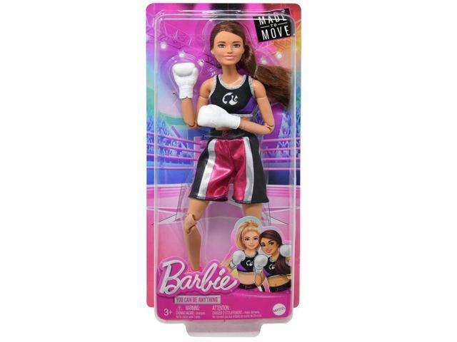 Click here for Barbie Made to Move Brunette Boxer Doll - Fully Ar... prices