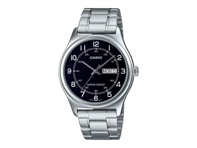 Click here for Casio Mens Black Dial Day Date Analog Watch - MTP-... prices