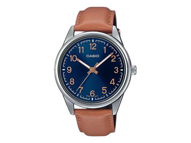 Click here for Casio Mens Analog Watch with Blue Dial and Leather... prices