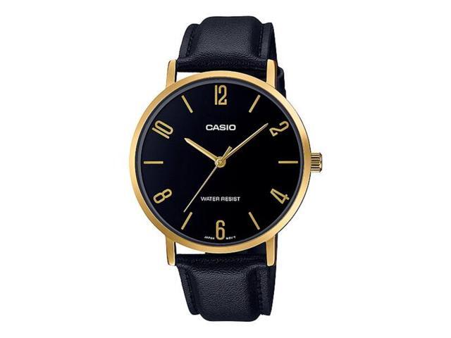 Click here for Casio Mens Gold Tone Analog Watch with Black Dial... prices