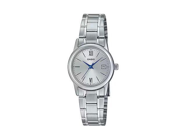 Click here for Casio Womens Analog Silver Dial Watch with Steel B... prices
