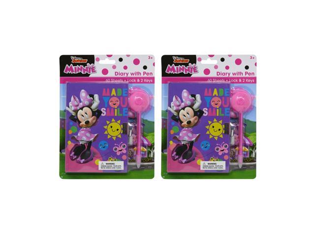 Click here for Set of 2 Minnie Mouse Diary with Pom Pen Kids Stat... prices