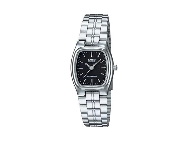 Click here for Casio Womens Black Dial Rectangular Analog Watch w... prices