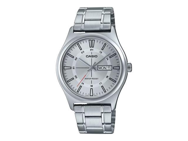 Click here for Casio Mens Silver Dial Day Date Analog Watch with... prices