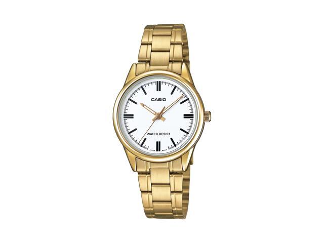 Click here for Casio Womens Gold Analog Watch with Stainless Stee... prices