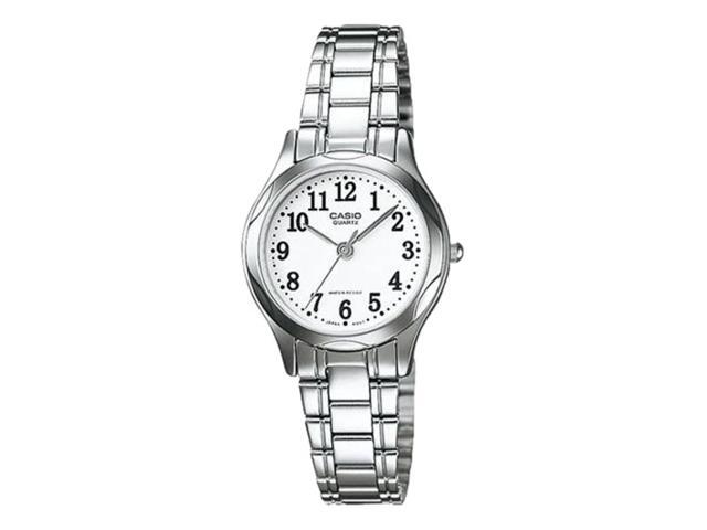 Click here for Casio Womens White Dial Stainless Steel Bracelet W... prices