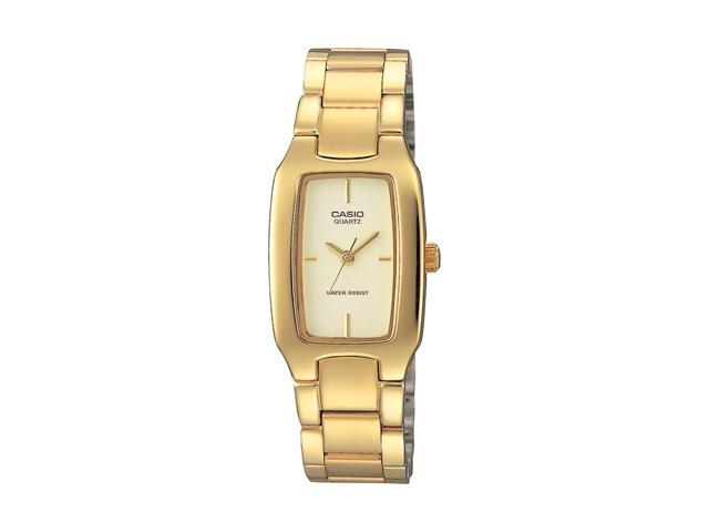 Click here for Casio Womens Gold Stainless Steel Watch with Champ... prices