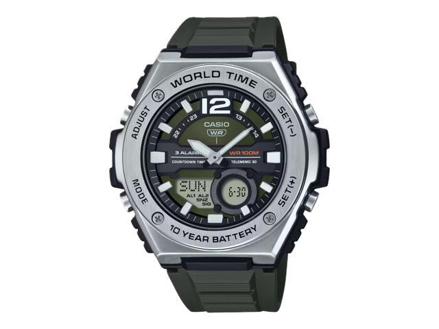 Click here for Casio Mens Multi-Function Sport Watch with Green D... prices
