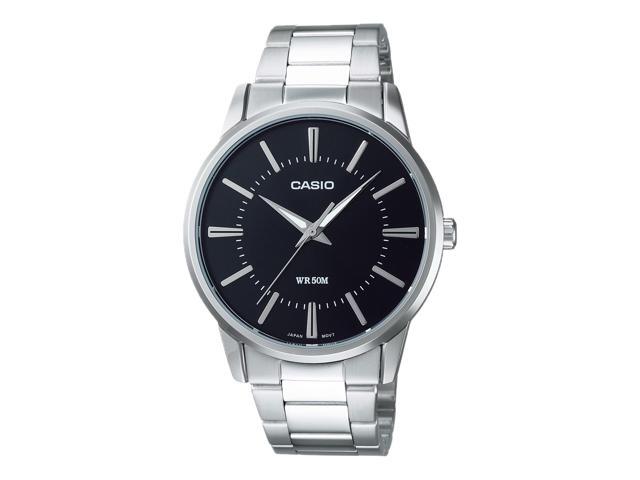 Click here for Casio Womens Black Dial Stainless Steel Bracelet W... prices