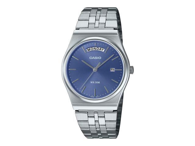 Click here for Casio Mens Stainless Steel Watch Light Blue Dial -... prices