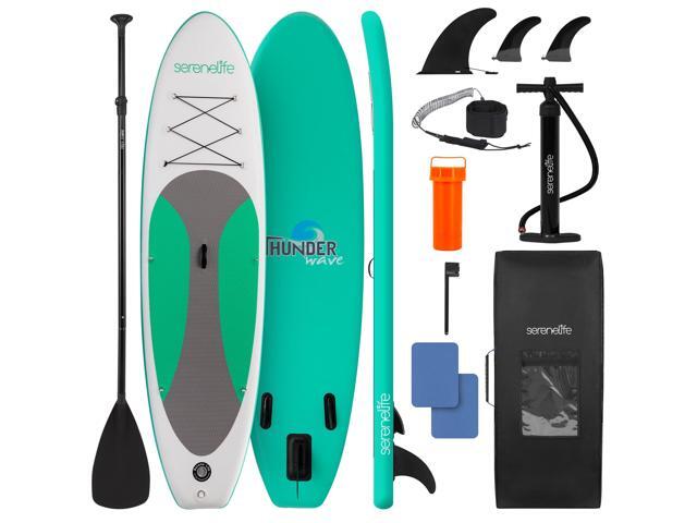 Click here for SereneLife Inflatable Stand Up Paddle Board with P... prices