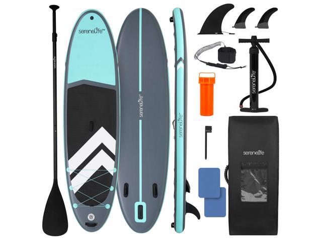 Click here for SereneLife 11 Inflatable SUP - Pet-Friendly Stand-... prices
