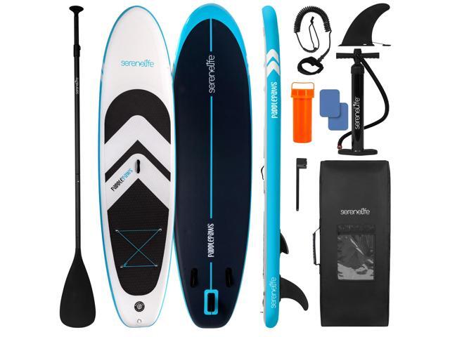 Click here for SereneLife 11 Inflatable SUP - Pet-Friendly Stand-... prices