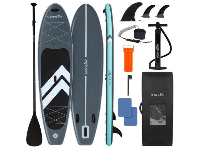 Click here for SereneLife 106 Inflatable Stand Up Paddle Board wi... prices