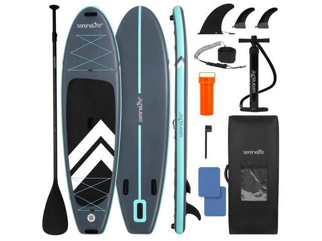 Click here for SereneLife 10 Inflatable Stand Up Paddle Board wit... prices