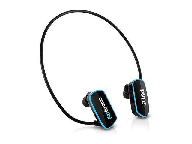 Pyle Flextreme Waterproof MP3 Headphones  8GB Built-In Memory - Black