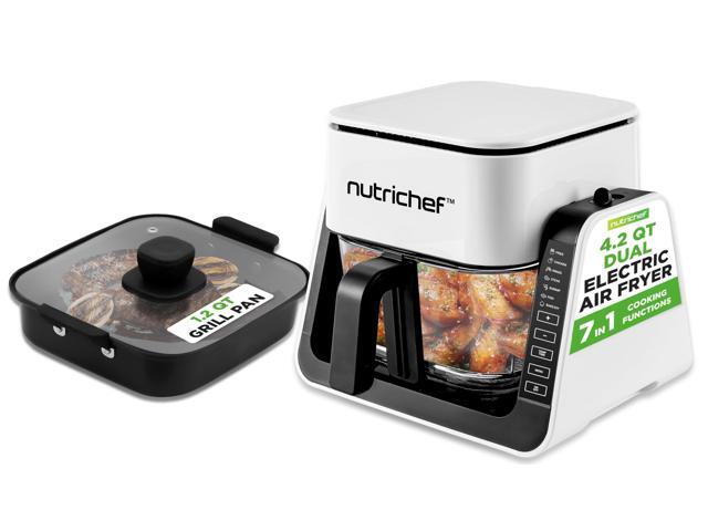 Click here for NutriChef 4 QT Air Fryer & Grill 8-1 Preset Cook M... prices