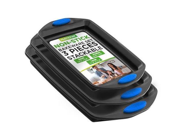 Click here for NutriChef 3-Piece Baking Pan Set - Premium Nonstic... prices