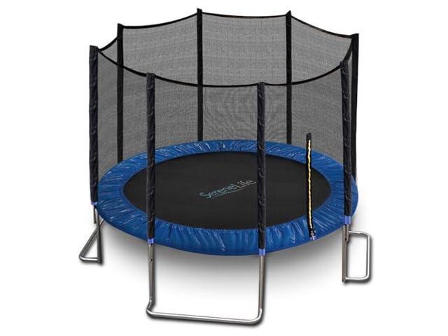 Click here for SereneLife 10FT Trampoline Outdoor Heavy-Duty Back... prices