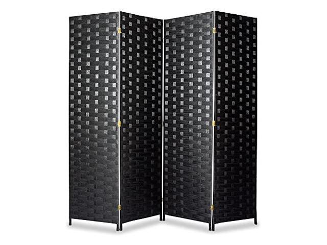 Click here for SereneLife Woven Fiber Room Divider - 4-Panel Port... prices