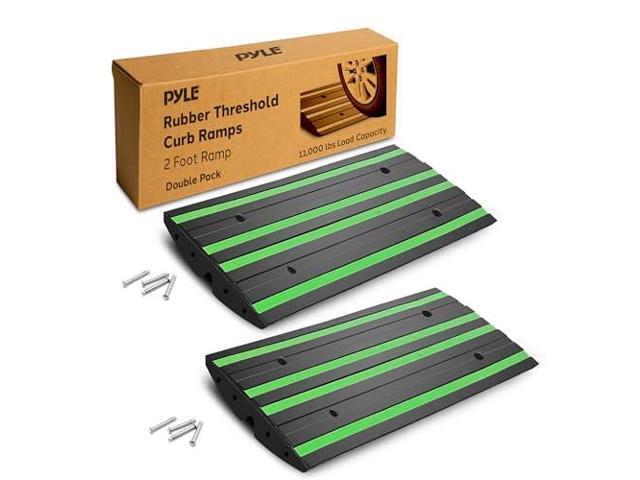 Click here for Pyle 2 Ft. Rubber Threshold Curb Ramp Set  Green R... prices