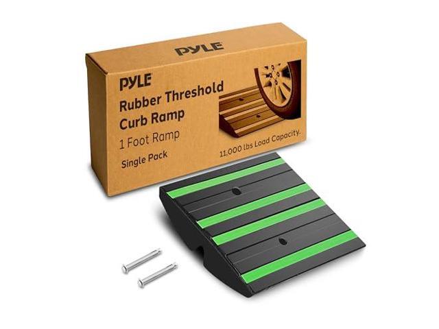Click here for Pyle 1 Ft. Rubber Threshold Curb Ramp with Green R... prices
