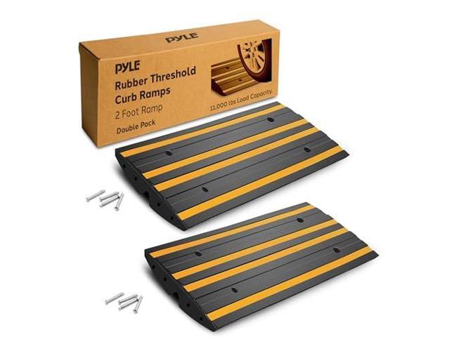 Click here for Pyle 2 Ft. Rubber Threshold Curb-Side Ramp - Yello... prices