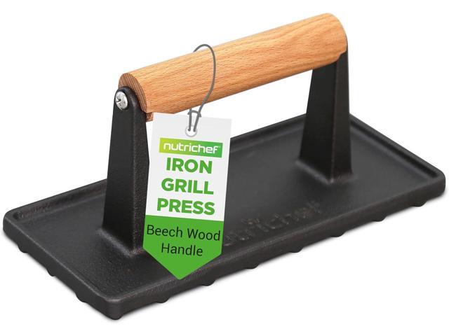 Click here for NutriChef USA Cast Iron Grill Press - Heavy-Duty B... prices
