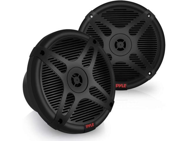 Pyle 6.5 Waterproof Rated Marine Speakers with Wireless Rf Streaming Support (Supplemental Speakers for Model: PLMRF65MB) - Black