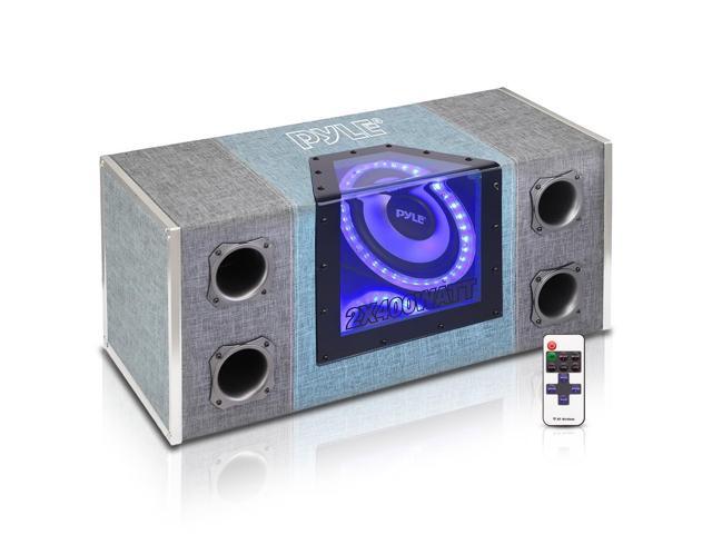 Click here for Pyle 8 Dual Subwoofer Box System with Built-in LED... prices