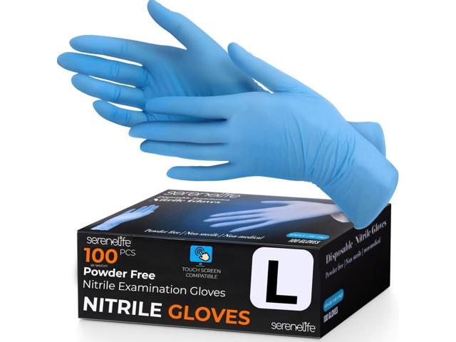 Click here for SereneLife 100 Pcs. Soft Industrial Gloves - Nitri... prices