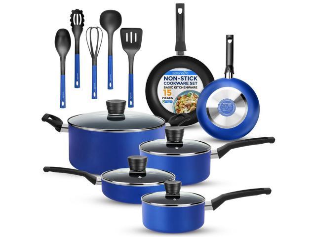 Click here for SereneLife 15-Piece Non-Stick Kitchenware Pots & P... prices