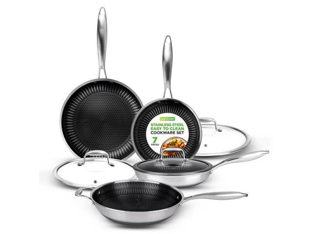 Click here for NutriChef 7-Piece Triply Stainless Steel Cookware... prices