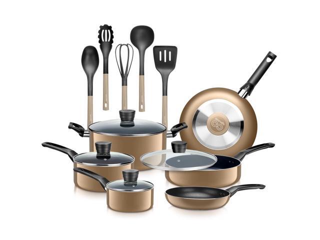 Click here for SereneLife 15-Piece Non-Stick Kitchenware Pots & P... prices