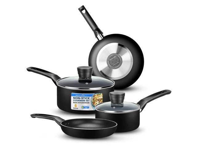 Click here for SereneLife 6-Piece Non-Stick Kitchenware Pots & Pa... prices