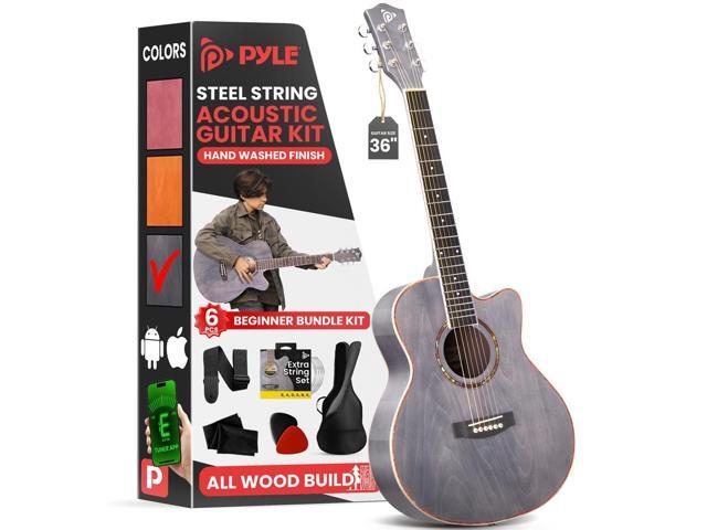 Click here for Pyle 36 Acoustic Guitar Kit - Cutaway Body with Ac... prices