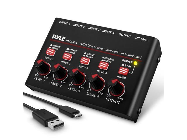 Click here for Pyle Compact Bluetooth 4-Channel Line Mixer with U... prices