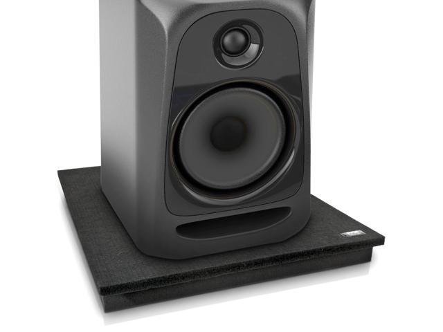 Pyle Stage & Studio Pa Speaker Platform Base  Sound Isolation Absorbing  22.5” x 17.8” for Speakers up to 110 lbs - Black