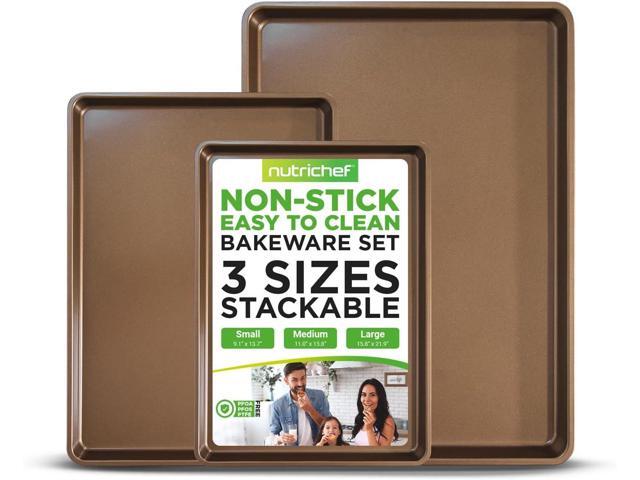 Click here for NutriChef 3-Piece Nonstick Carbon Steel Bakeware S... prices