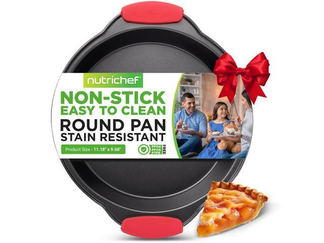 Click here for NutriChef Non-Stick Round Pan Gray Coating  Red Si... prices