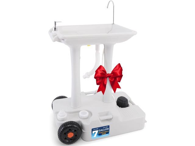 Click here for SereneLife Portable Handwash Sink - Mobile Foot-Pu... prices