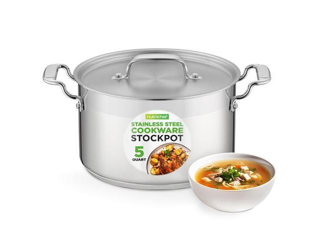 Click here for NutriChef NCSPT5Q Stainless Steel Cookware Stockpo... prices