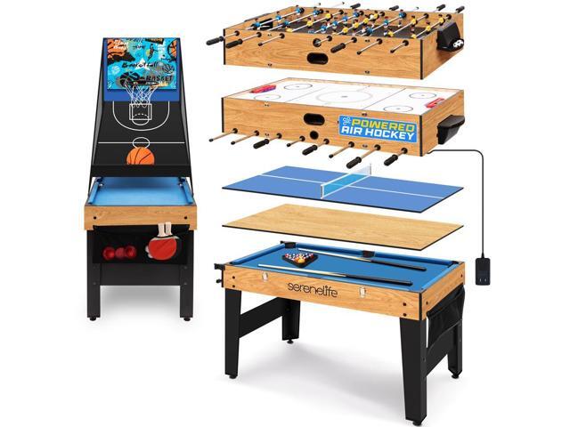 Click here for SereneLife SLMTARHK006 42 6-in-1 Multi-Game Table... prices