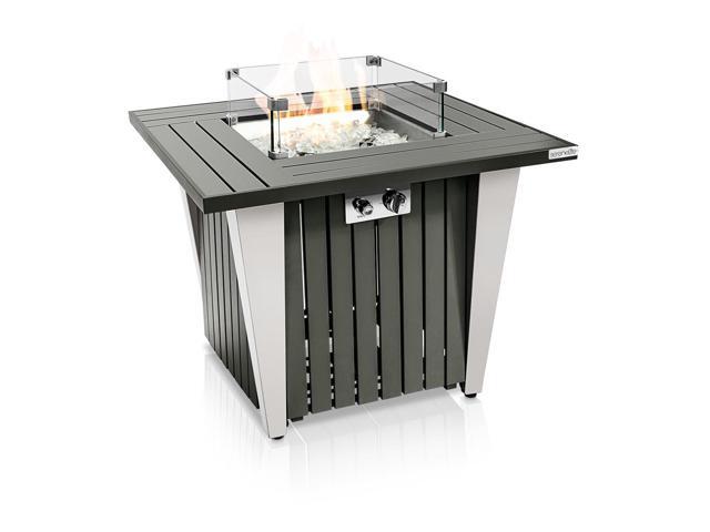 Click here for SereneLife 50 000 BTU Propane Gas Fire Pit Table -... prices