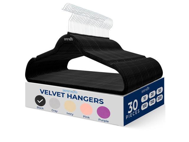 Click here for SereneLife 30 Pcs Velvet Non-Slip Hangers Heavy Du... prices