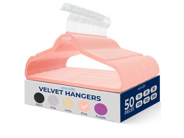 Click here for SereneLife Velvet Hangers  Non-Slip Heavy Duty Coa... prices