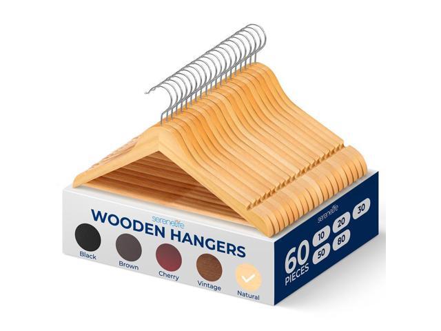 Click here for SereneLife Wooden Hangers  Heavy Duty Suit Hanger... prices