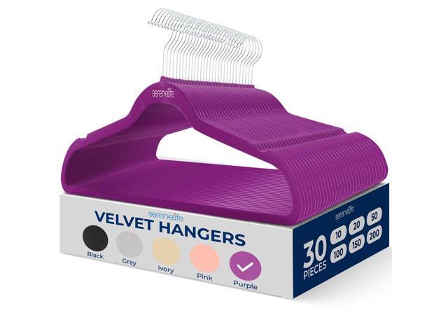 Click here for SereneLife Velvet Hangers  Non-Slip Heavy Duty Coa... prices