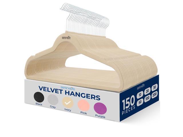 Click here for SereneLife Velvet Hangers  Non-Slip Heavy Duty Coa... prices